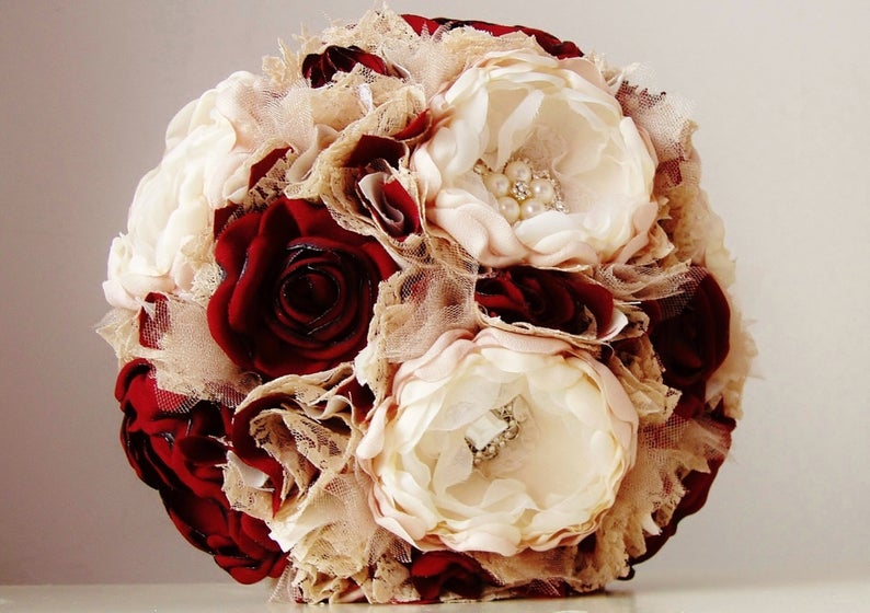 7 Most Beautiful Fabric Bouquets for Weddings | Emmaline Bride