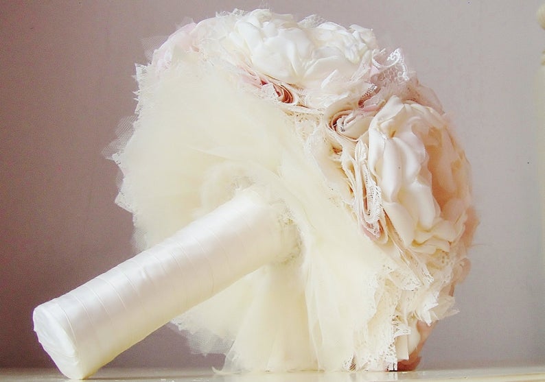 7 Most Beautiful Fabric Bouquets for Weddings | Emmaline Bride