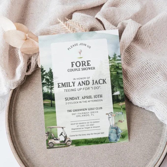 Golf Themed Wedding Ideas: Invitations, Decor, Favors & More