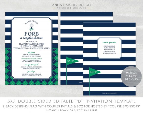 How to Plan a Golf Themed Wedding: "Fore-Ever" | Emmaline Bride