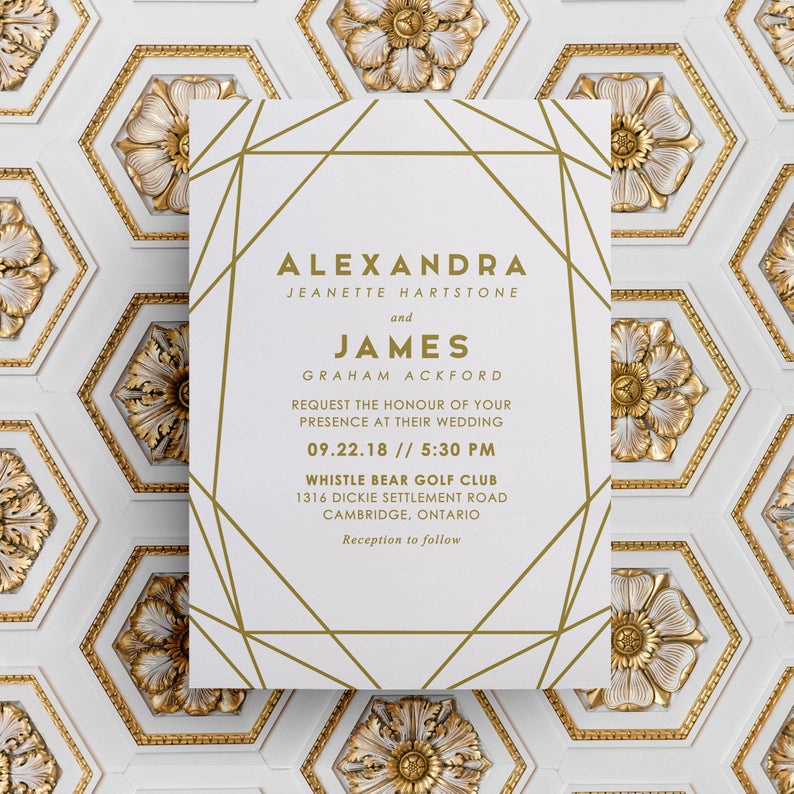 Geometric Wedding Details: 9 Geo-Inspired Decorations for Weddings