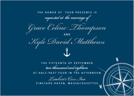 25 Nautical Wedding Invitations That Look Beautiful