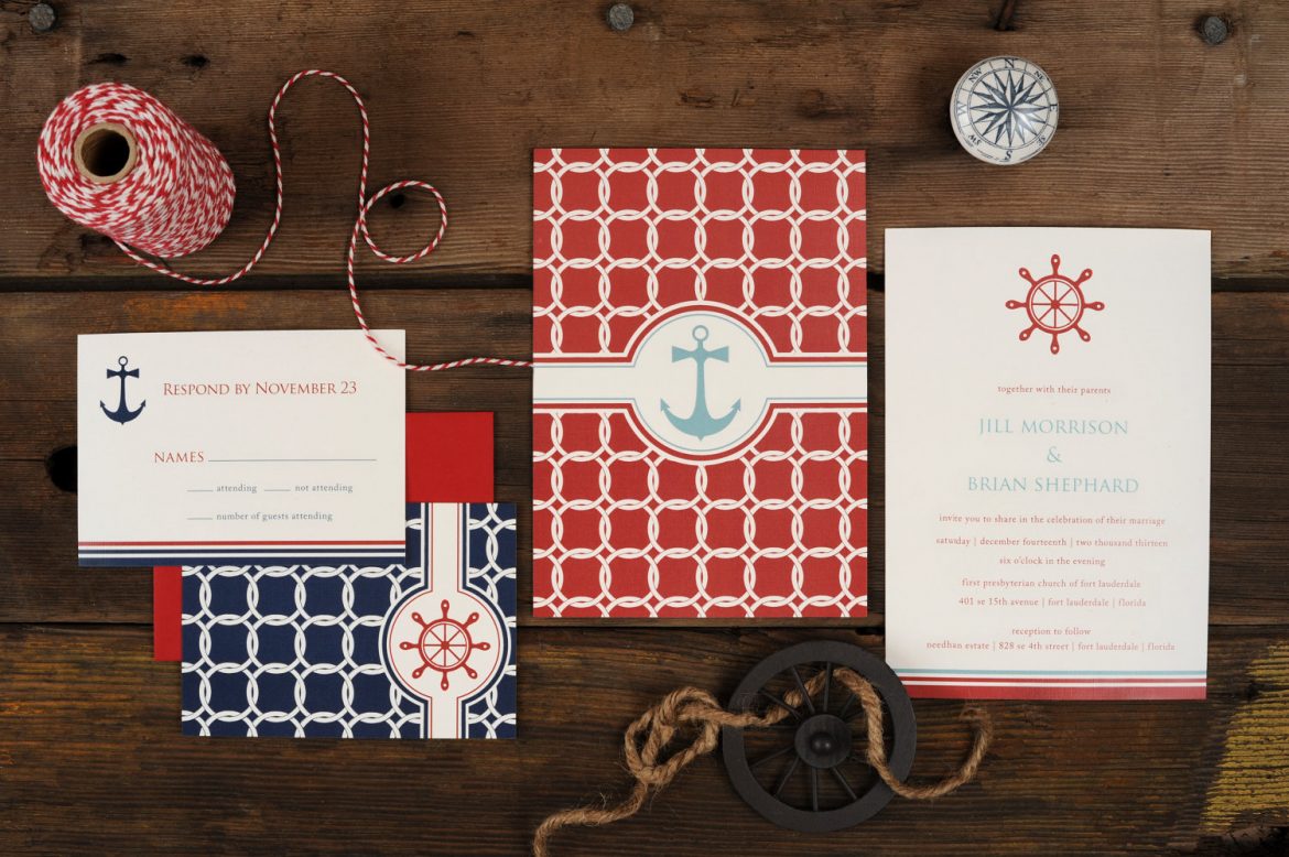 25 Nautical Wedding Invitations That Look Beautiful