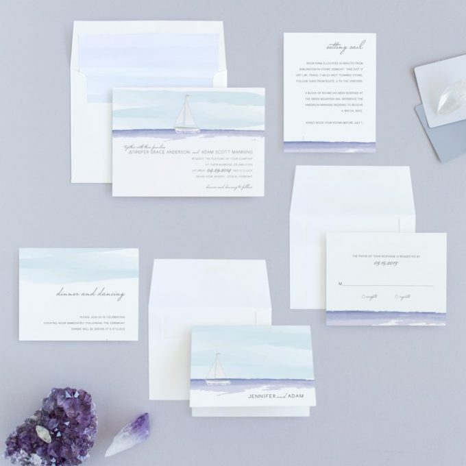 25 Nautical Wedding Invitations That Look Beautiful