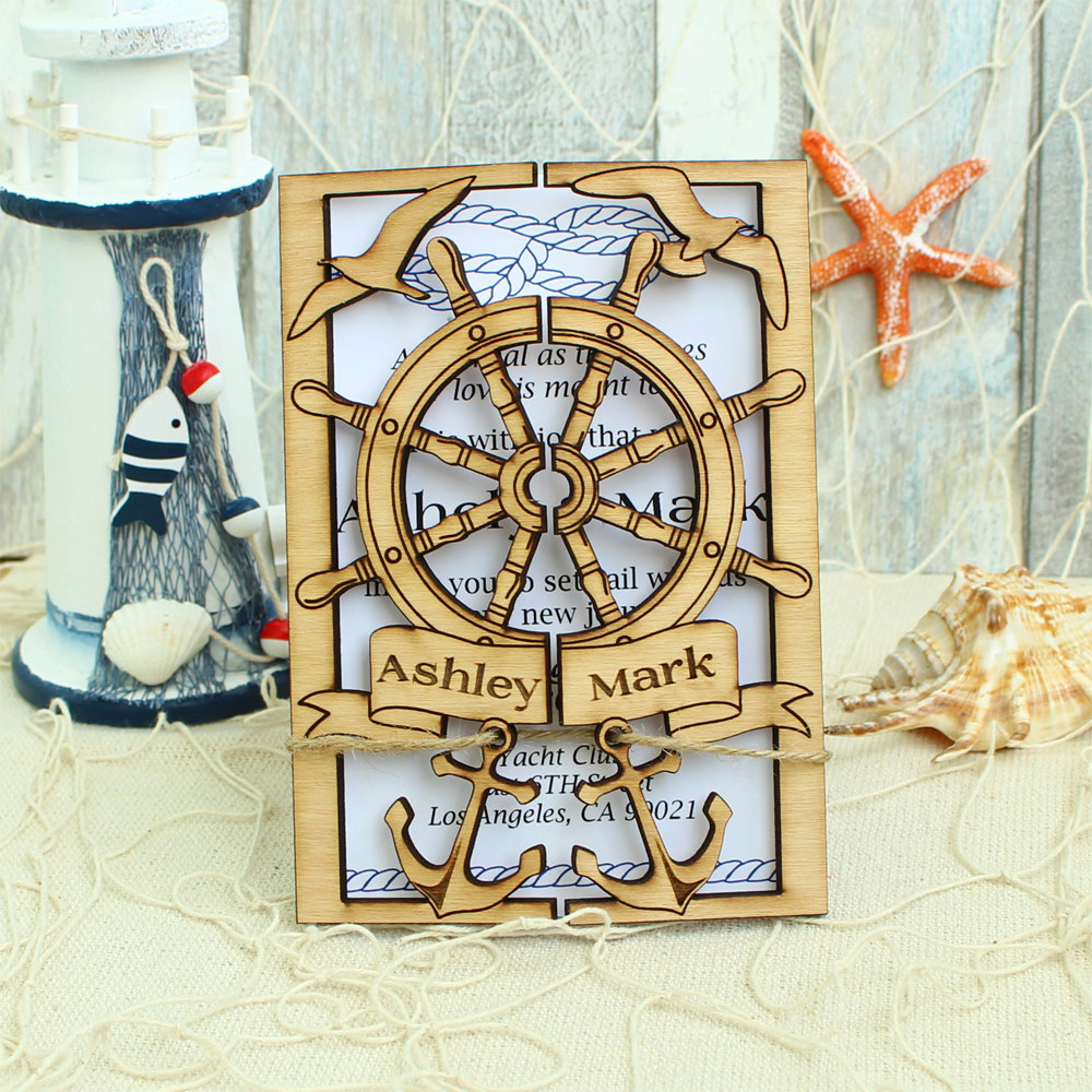 25 Nautical Wedding Invitations That Look Beautiful