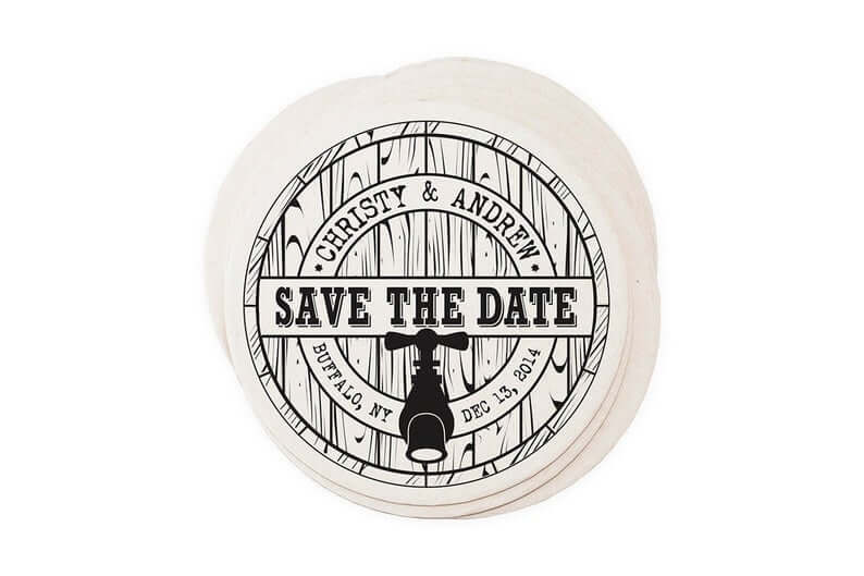 17 Fun + Creative Wedding Coasters | Emmaline Bride