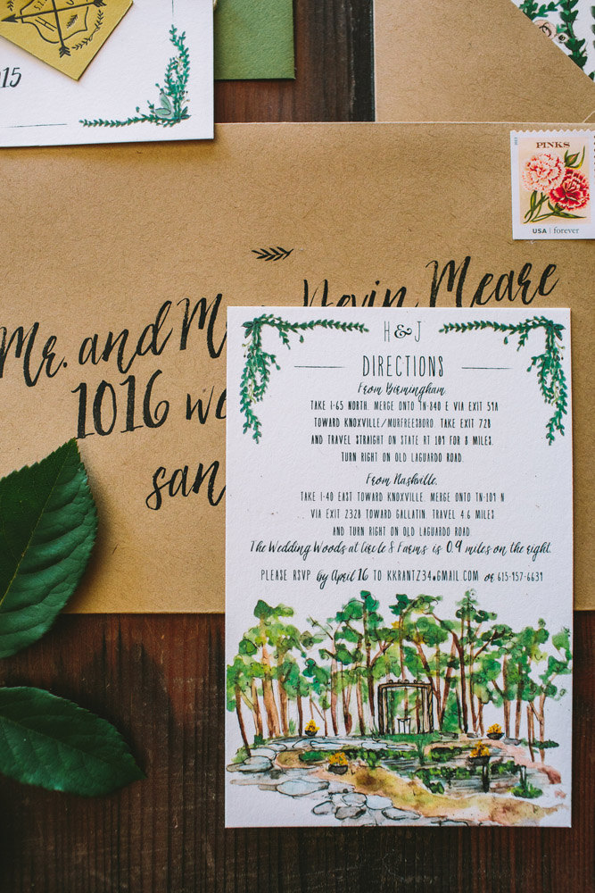 7 Amazing Rustic Wedding Invitations Etsy Finds | Emmaline Bride