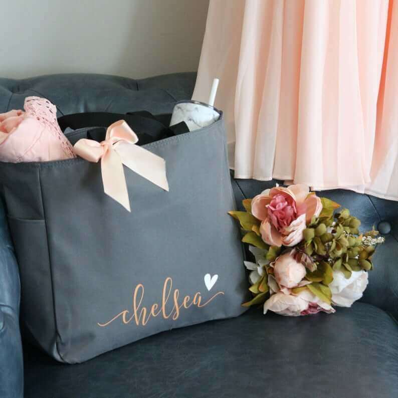 20 Cute Bridesmaid Tote Bags: Where to Buy Tote Bags for Bridesmaids