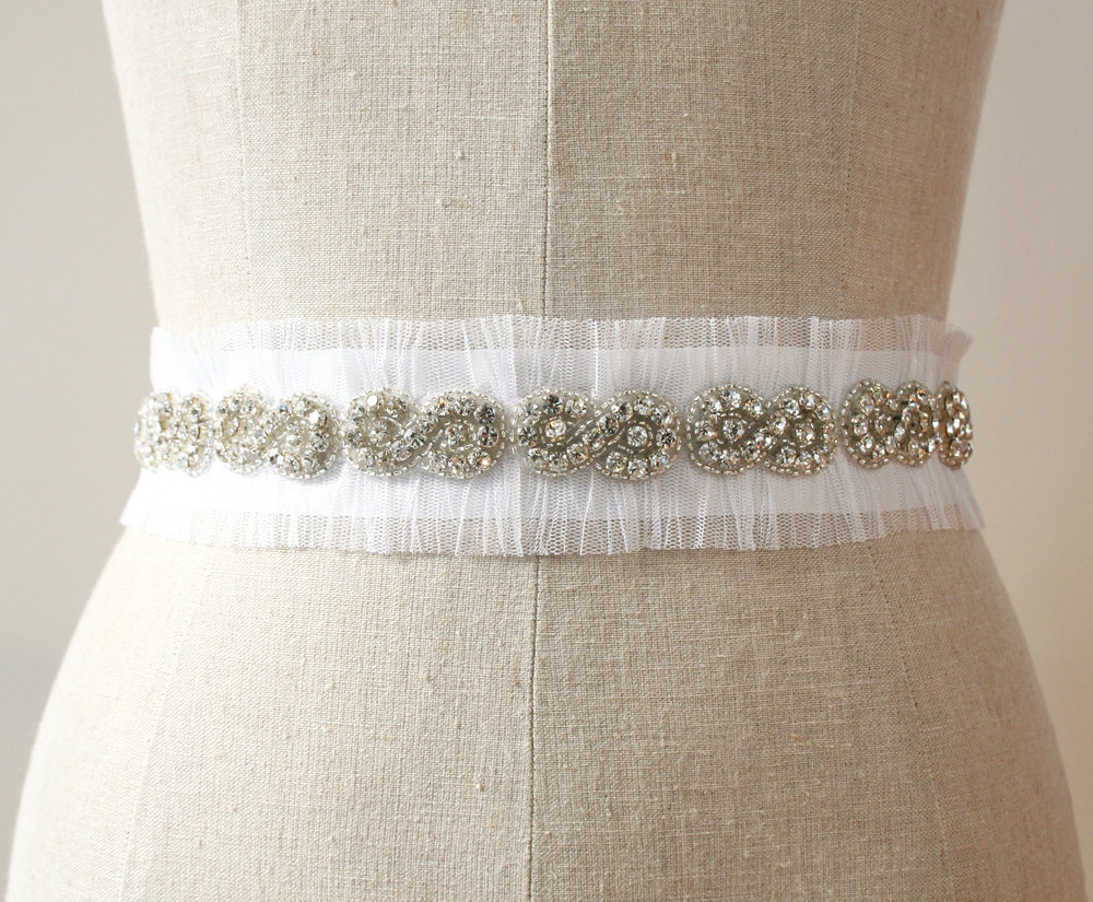 12 Beautiful Bridal Sashes to Complete Your Dress