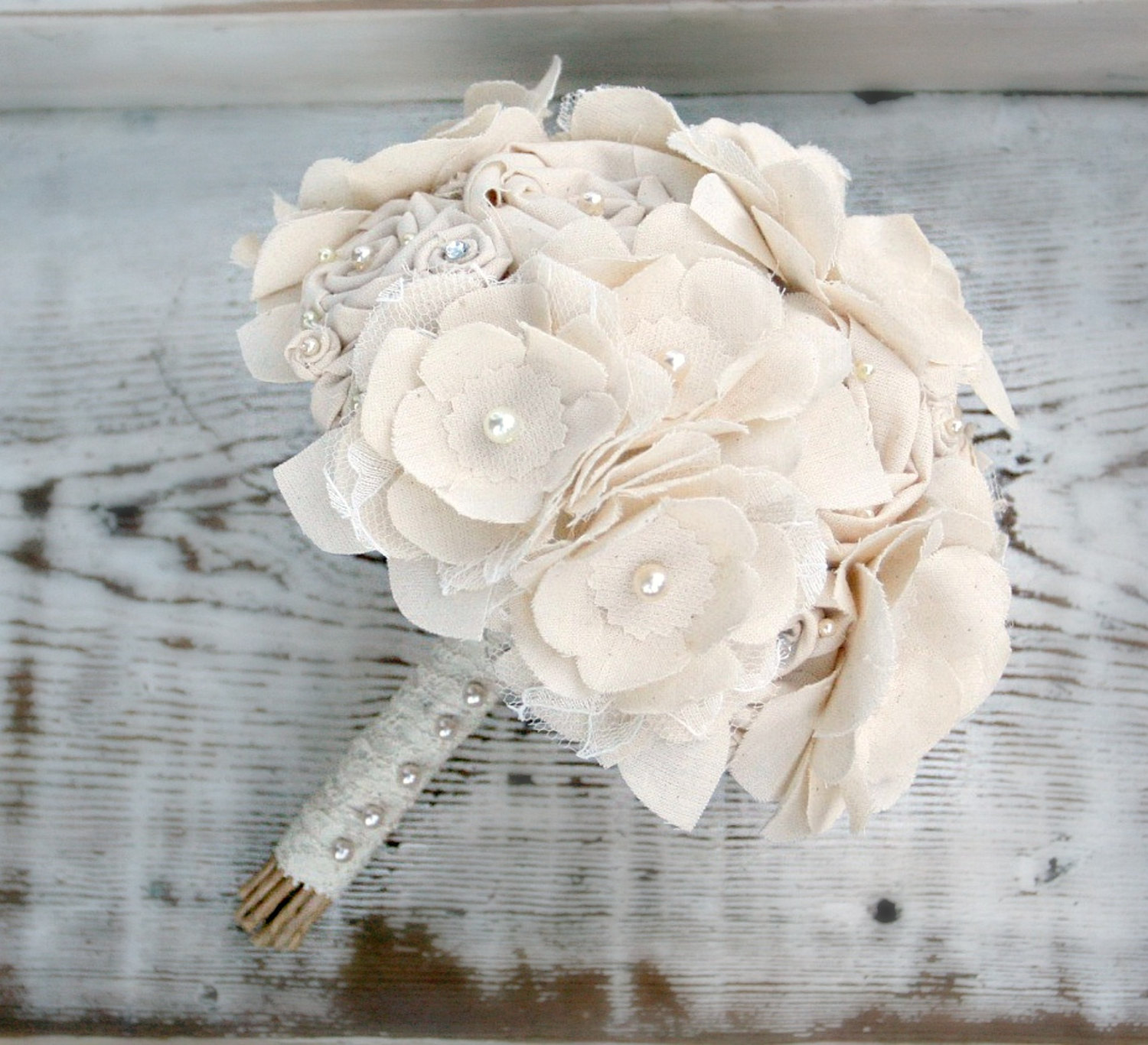 6 Beautiful Fabric Bouquets for Weddings