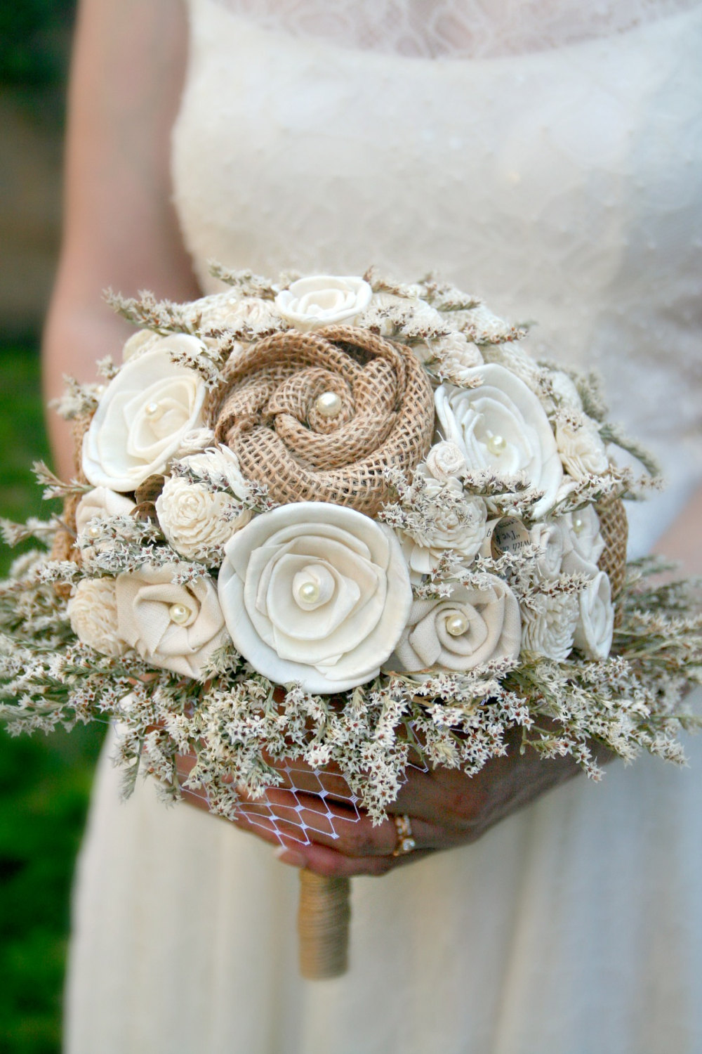 6 Beautiful Fabric Bouquets for Weddings