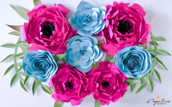 These Paper Flower Backdrops are Beautiful for Weddings