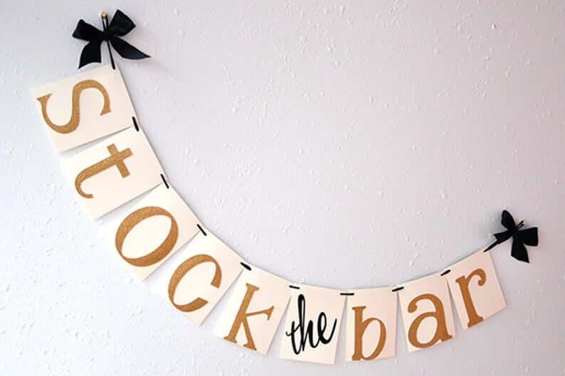 How to Plan a Stock the Bar Engagement Party / Wedding Shower