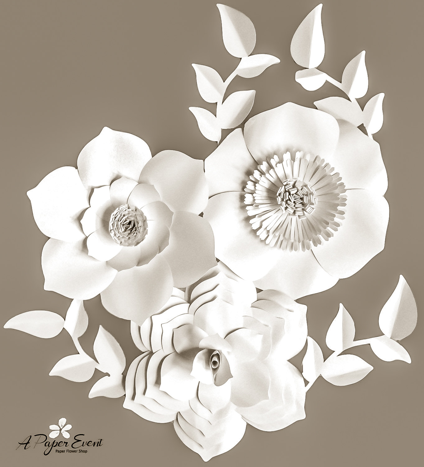 These Paper Flower Backdrops are Beautiful for Weddings