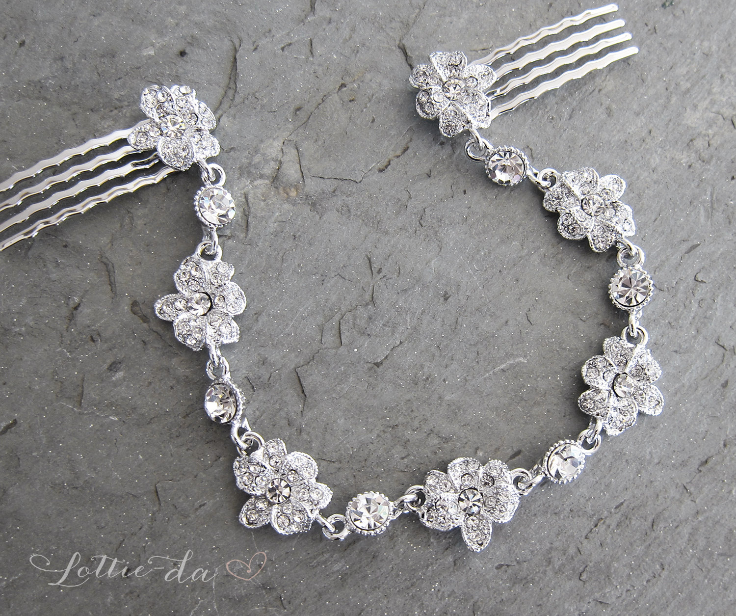 Wedding Hair Chain - Boho/Vintage Inspired | Emmaline Bride