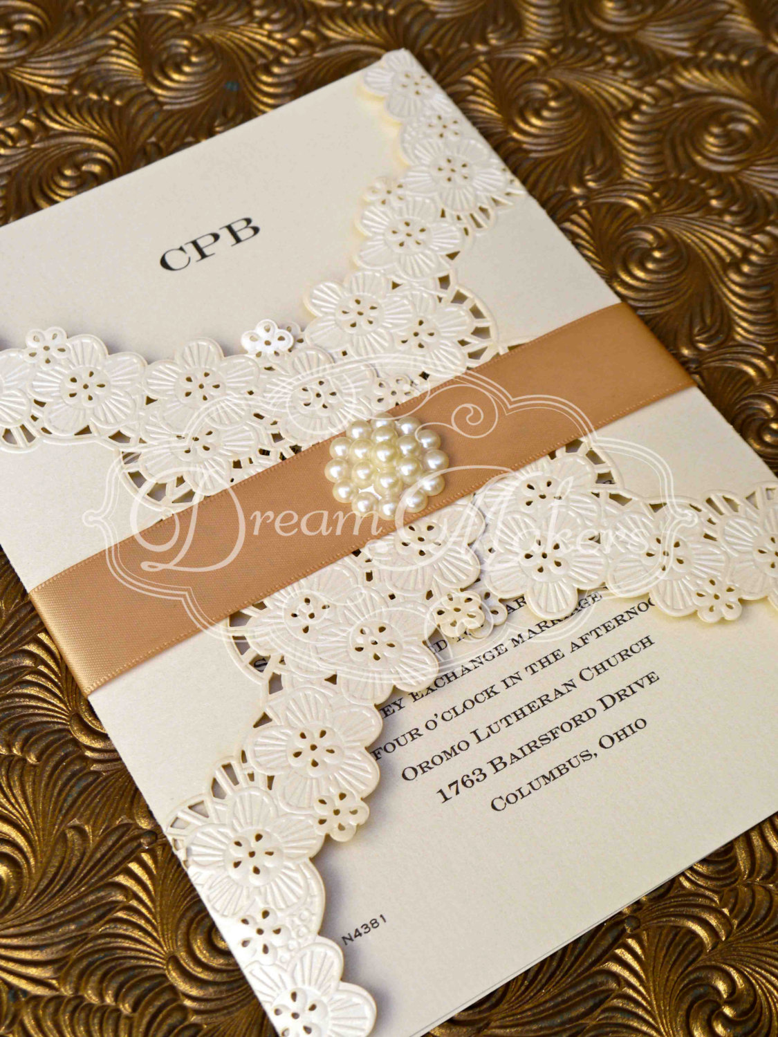 Lace Invitations on Etsy Are Totally Amazing | Emmaline Bride