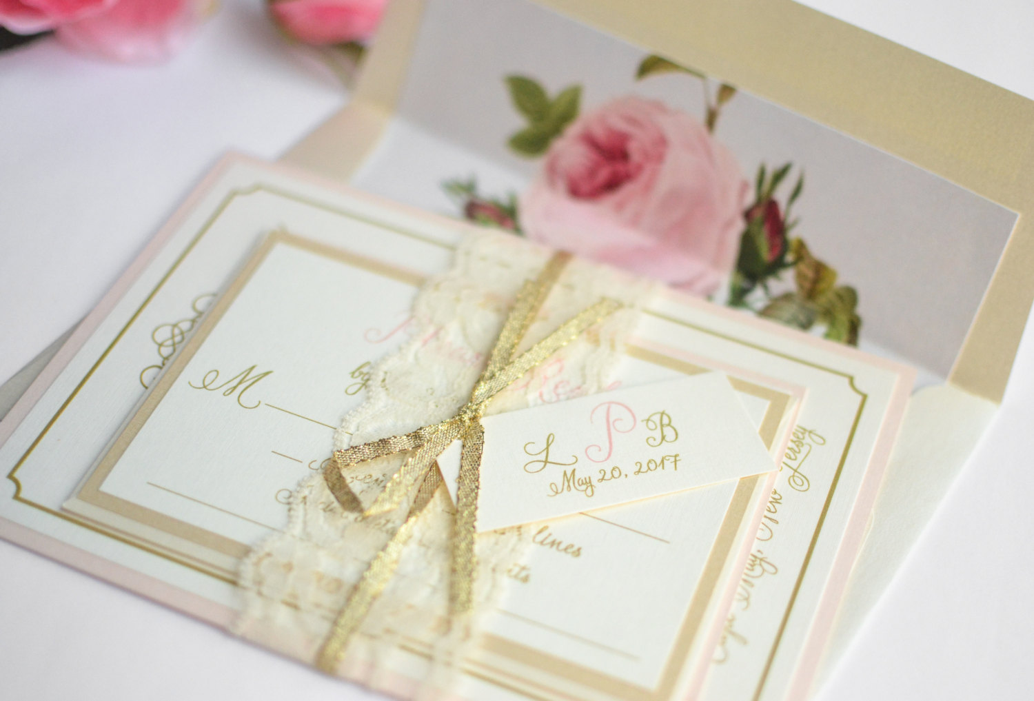Lace Invitations on Etsy Are Totally Amazing | Emmaline Bride