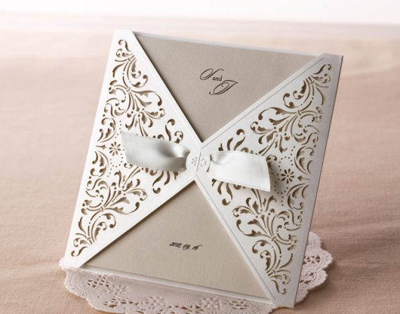 Lace Invitations on Etsy Are Totally Amazing | Emmaline Bride