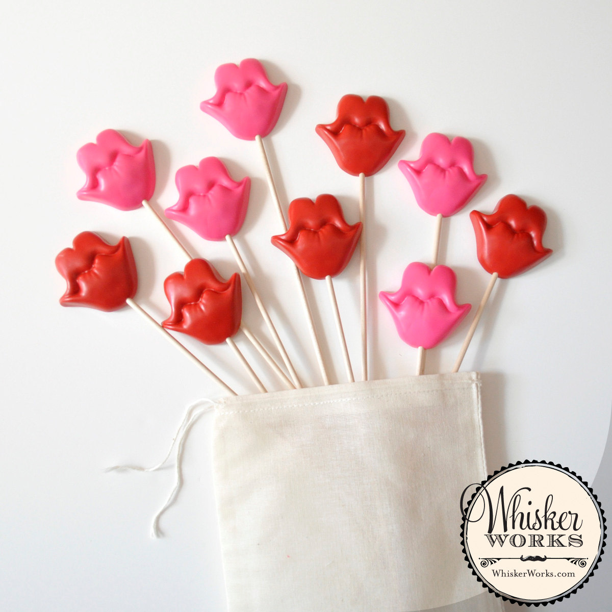 Wedding Photo Props on a Stick: Whisker Works | Emmaline Bride