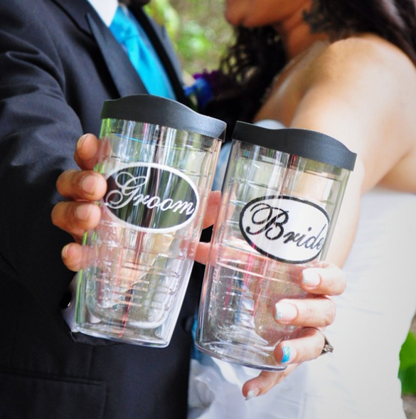 Personalized Tumblers for Weddings | Emmaline Bride