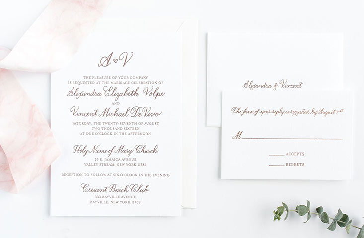 Handwritten Calligraphy Wedding Invitations Etsy Spotlight - Laura Hooper