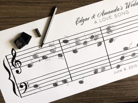 3 Unique Guest Books: Envelope Guest Book, Hardcover + "Love Song"