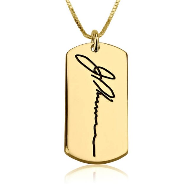 How to Make a Signature Necklace from your Actual Handwriting