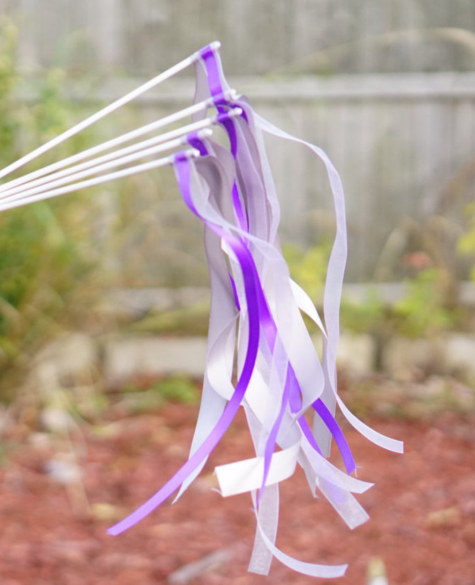 Ribbon Wands for Weddings: Now THIS is How You Make a Grand Exit