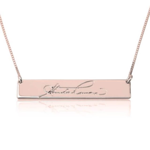 How to Make a Signature Necklace from your Actual Handwriting