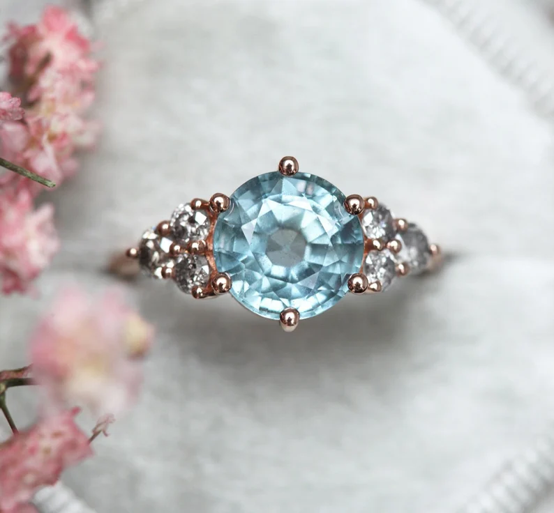 14 Blue Engagement Rings That Make Your "Something Blue"