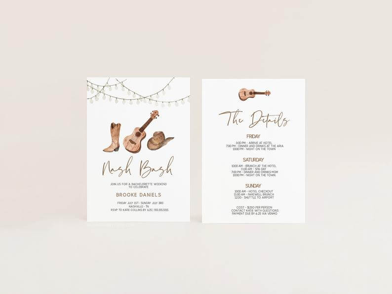 NASH BASH: 50 Best Nashville Bachelorette Party Ideas | Emmaline Bride