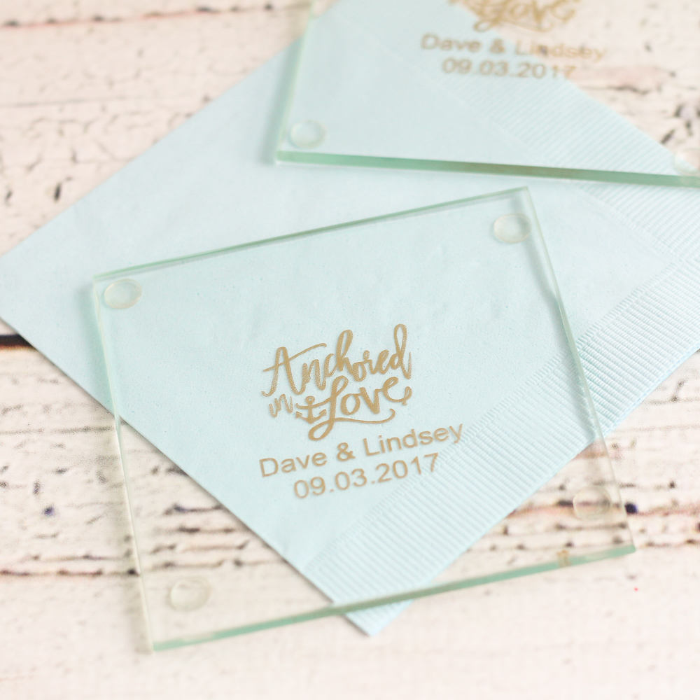 35 Best Coaster Favors for Weddings | Emmaline Bride Wedding Blog