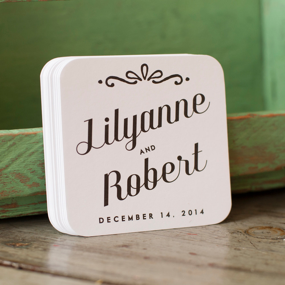 35 Best Coaster Favors for Weddings | Emmaline Bride Wedding Blog