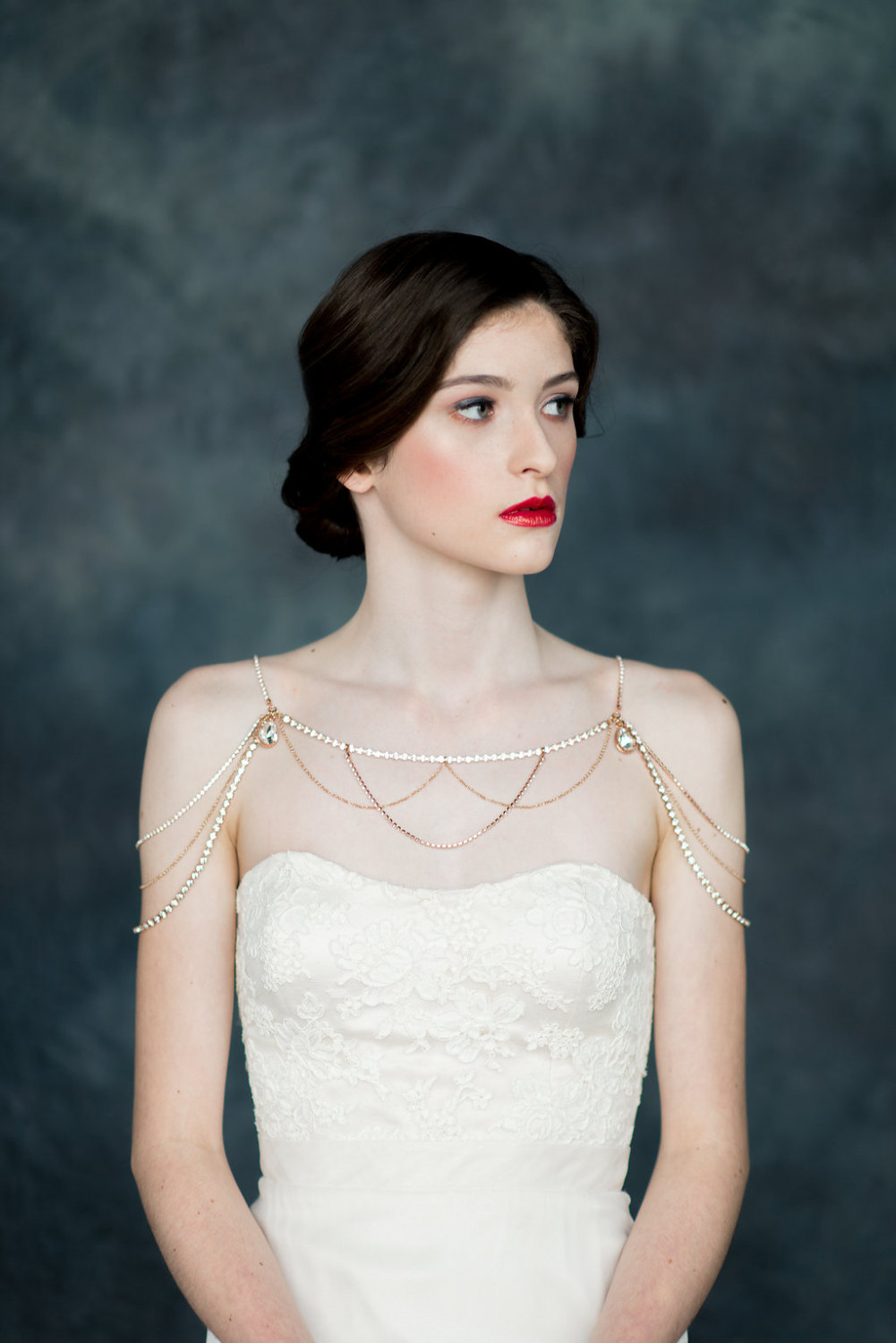 Shoulder Jewelry Bridal Collection by Blair Nadeau Millinery