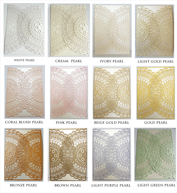 Laser Cut Pocket Invitations | Emmaline Bride Wedding Blog