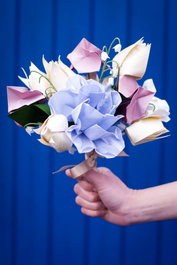 Origami Wedding Flowers That'll Amaze You | Emmaline Bride
