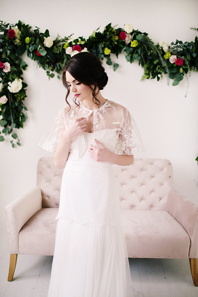 3 Most Beautiful Bridal Capelets - Weddings | Emmaline Bride
