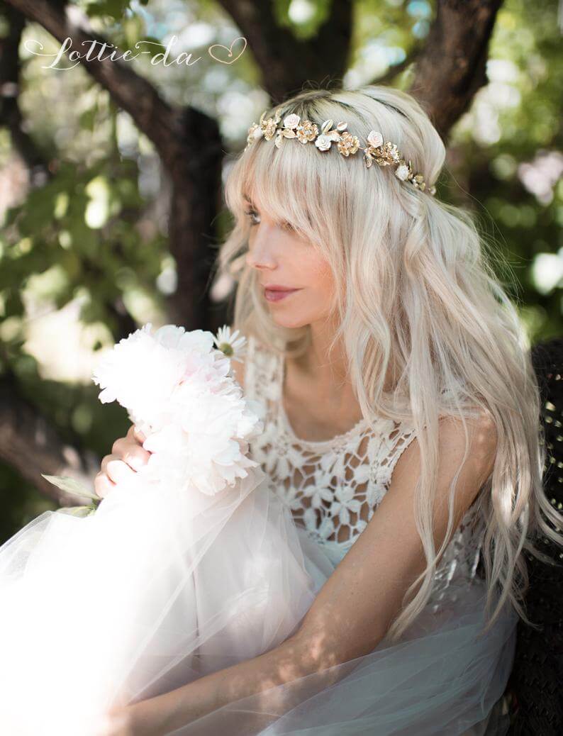 50 Best Bridal Flower Crowns for Weddings | Emmaline Bride