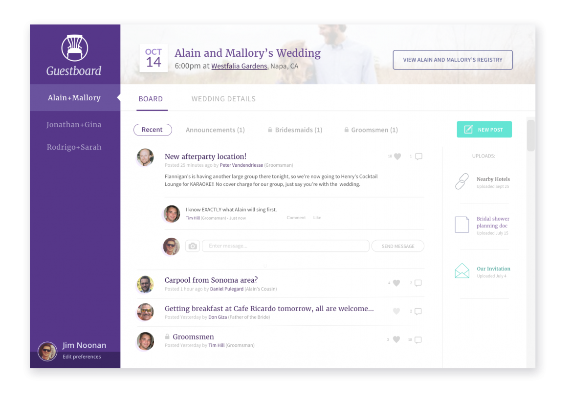Wedding Party Communication Made Simple | Emmaline Bride Wedding Blog