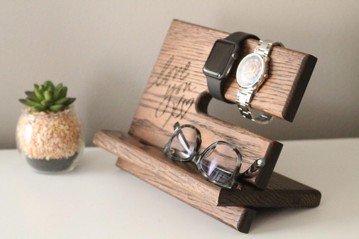 His & Hers Nightstand Valet Makes A Great Gift Idea | Emmaline Bride