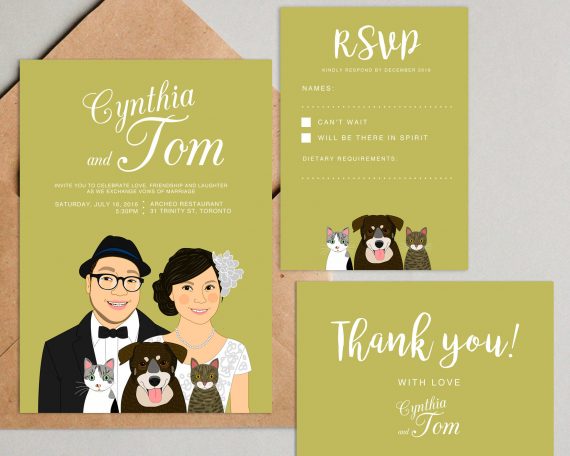 75 Fun + Unique Wedding Invitations for Cool Couples | Emmaline Bride®