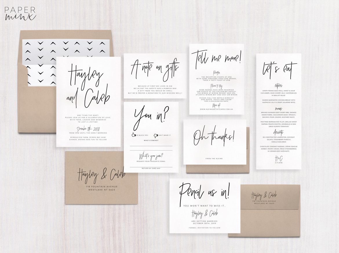 75 Fun + Unique Wedding Invitations for Cool Couples | Emmaline Bride®