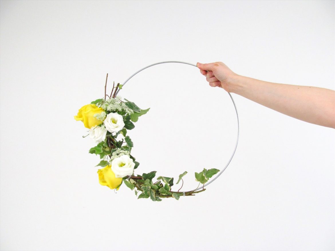 DIY Floral Hoop Tutorial: Make your own floral decor for boho weddings