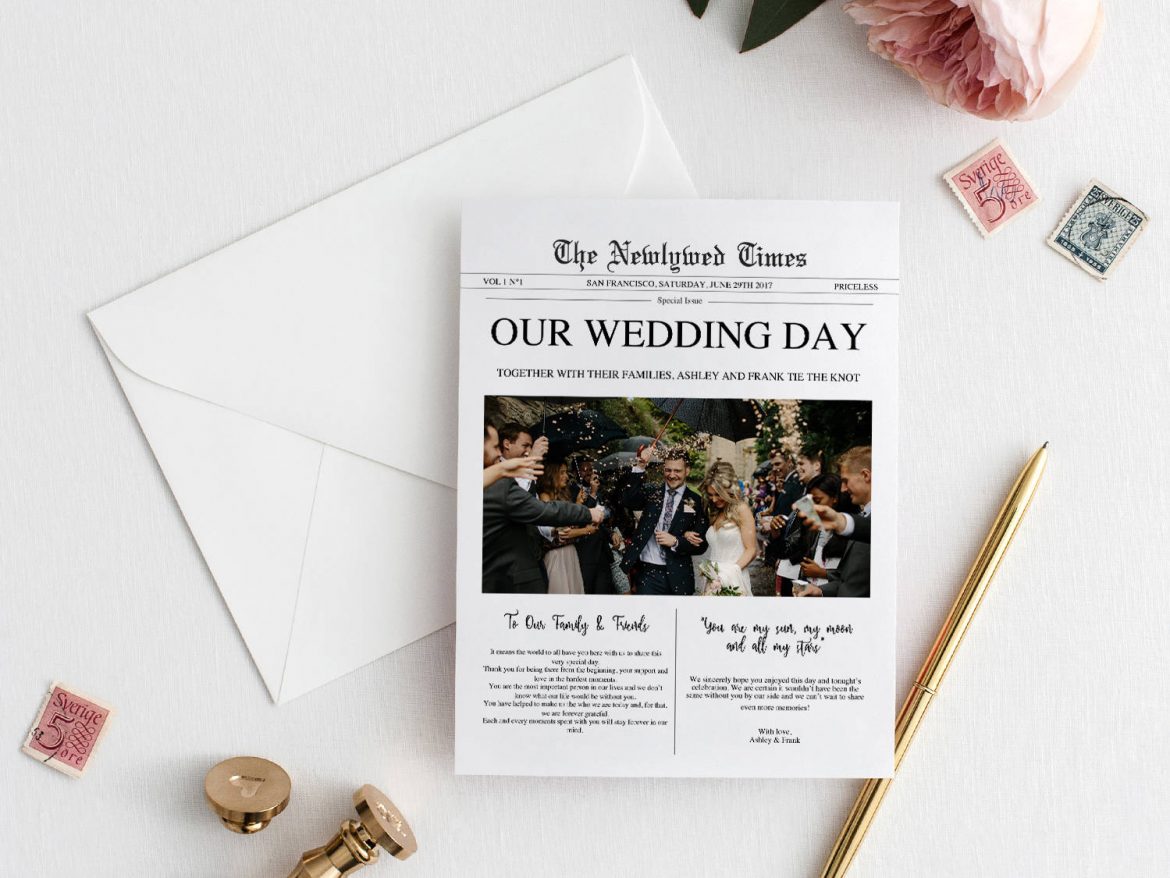 50 Most Unique Programs for Weddings (PHOTOS) | Emmaline Bride