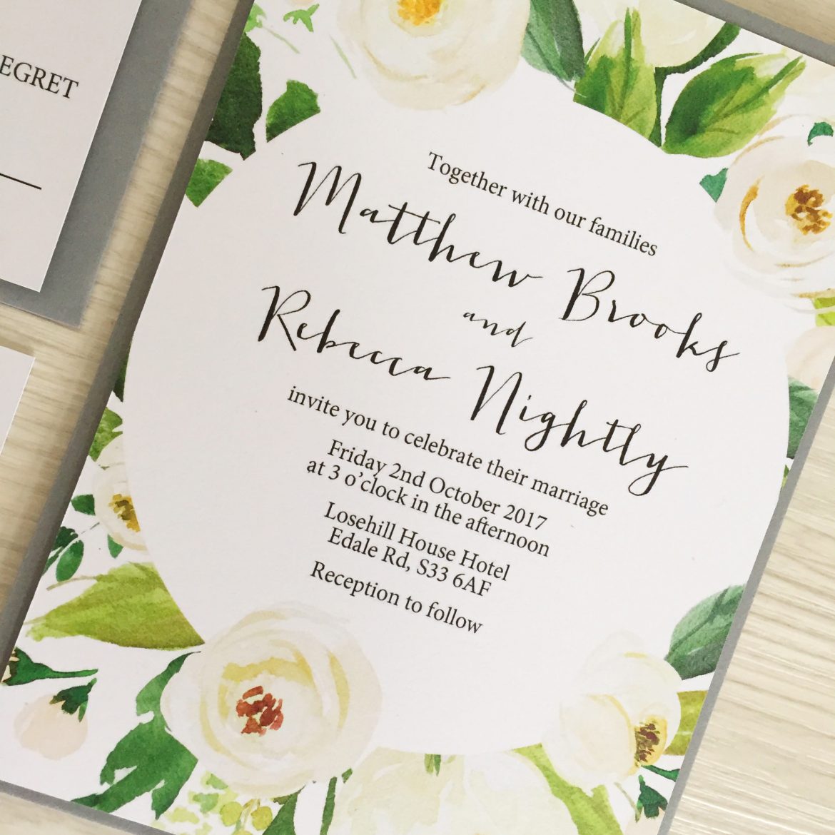 9 Beautiful + Affordable Greenery Wedding Invitations