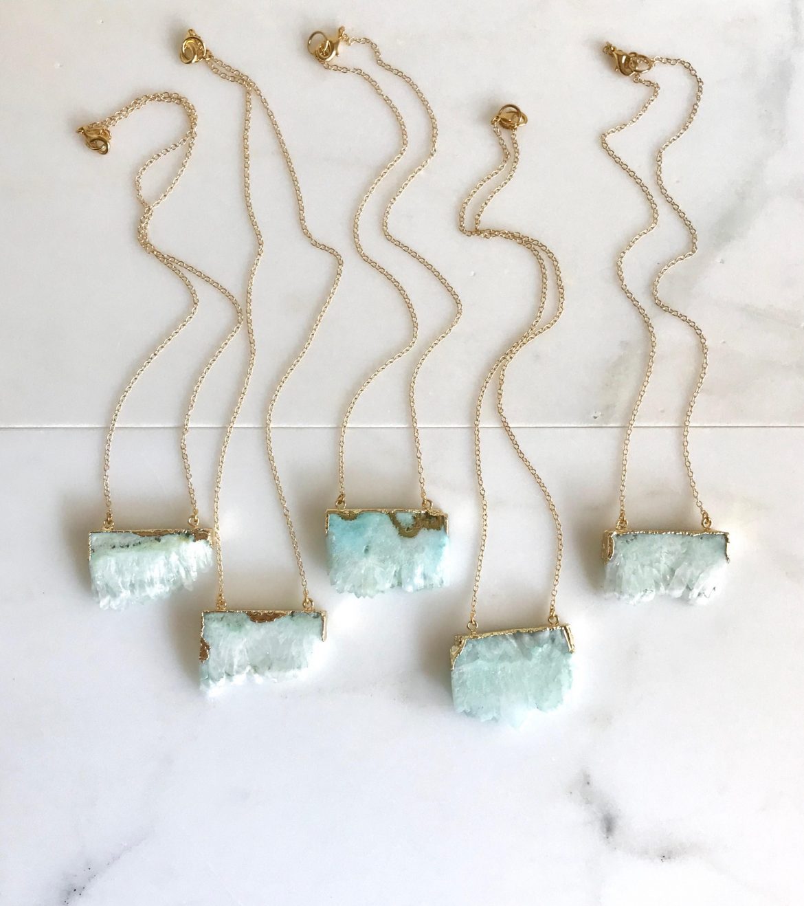 Druzy Stone Necklace: Gorgeous "Something Blue" for the Modern Bride