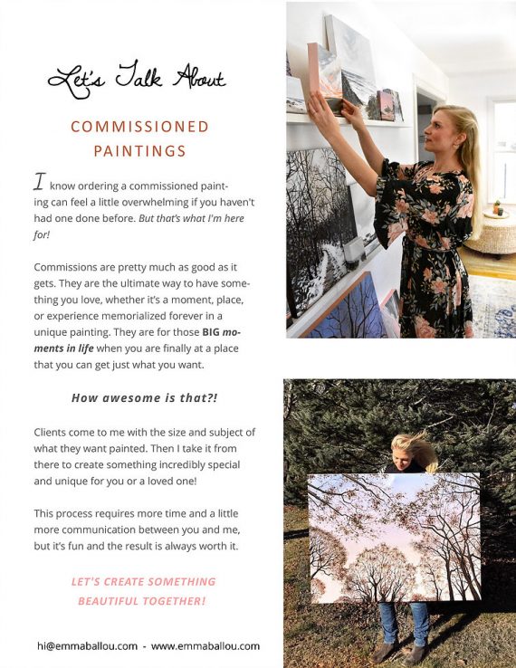 How to Get a Custom Painting from Photo / Original Commissioned Art