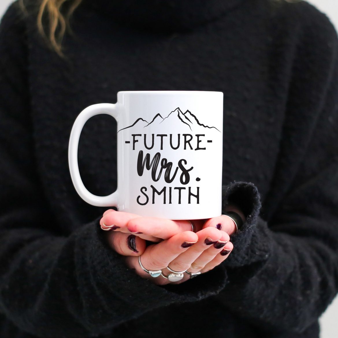 Future Mrs Mug: Super Cute "Soon To Be Mrs" Camp Mug / Coffee Mug