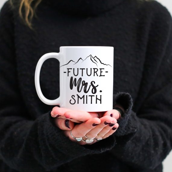 Future Mrs Mug: Super Cute "Soon To Be Mrs" Camp Mug / Coffee Mug