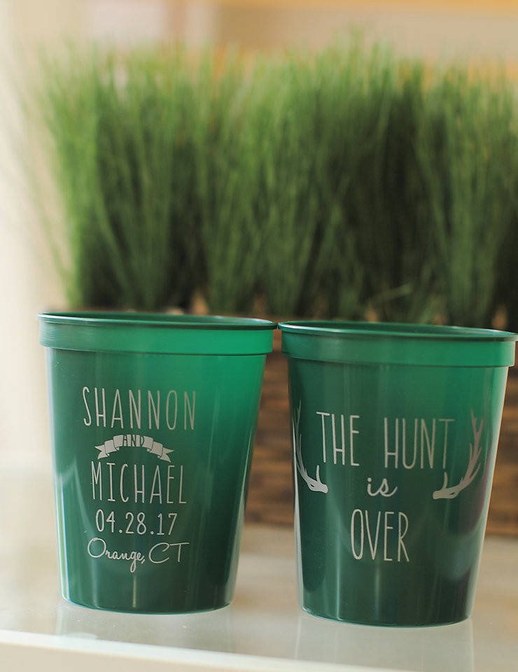 (Cute!) Custom Printed Cups for Your Wedding Reception